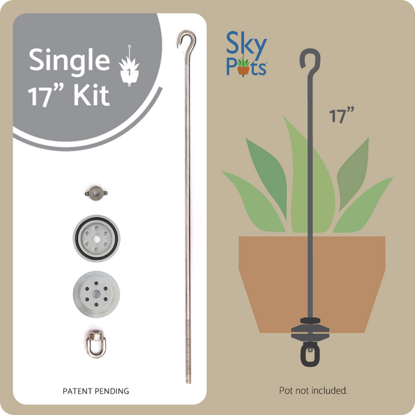 SkyPots - Single Pot Hanger Kits
